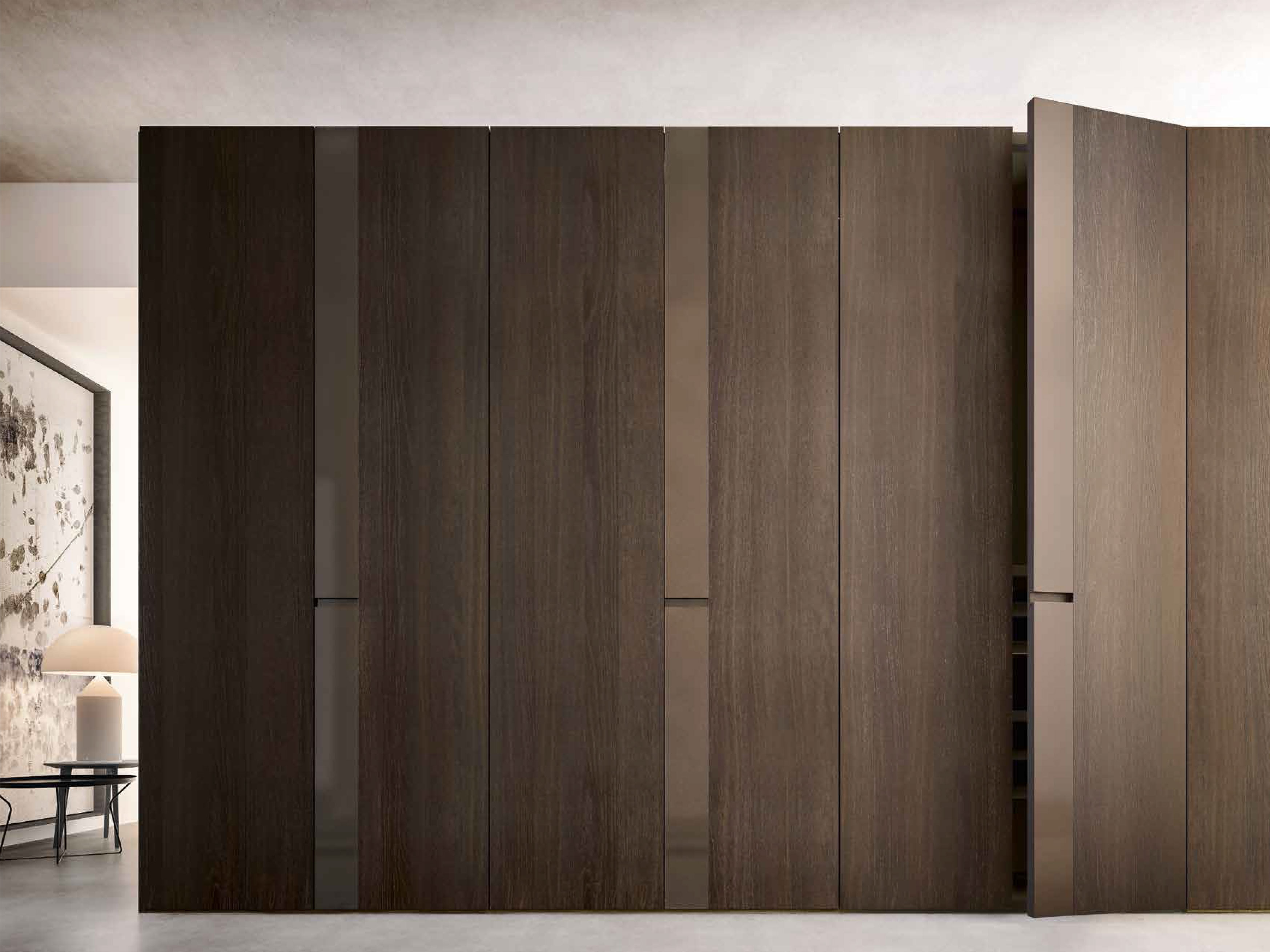 Dressing-porte-battantes-bois - Meubles Aubin