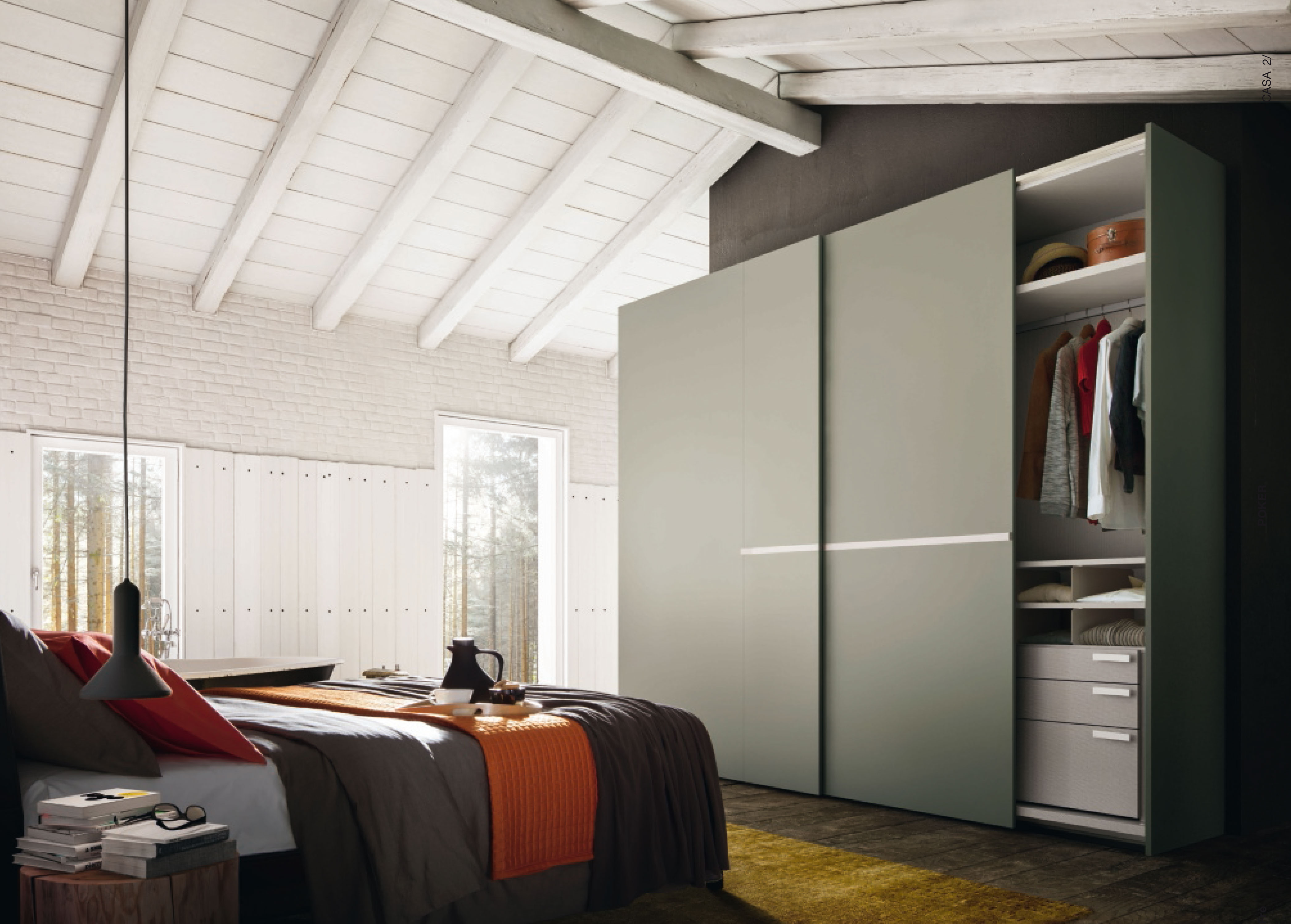 Dressing-portes-coulissantes-avec-aménagement-intérieur - Meubles Aubin